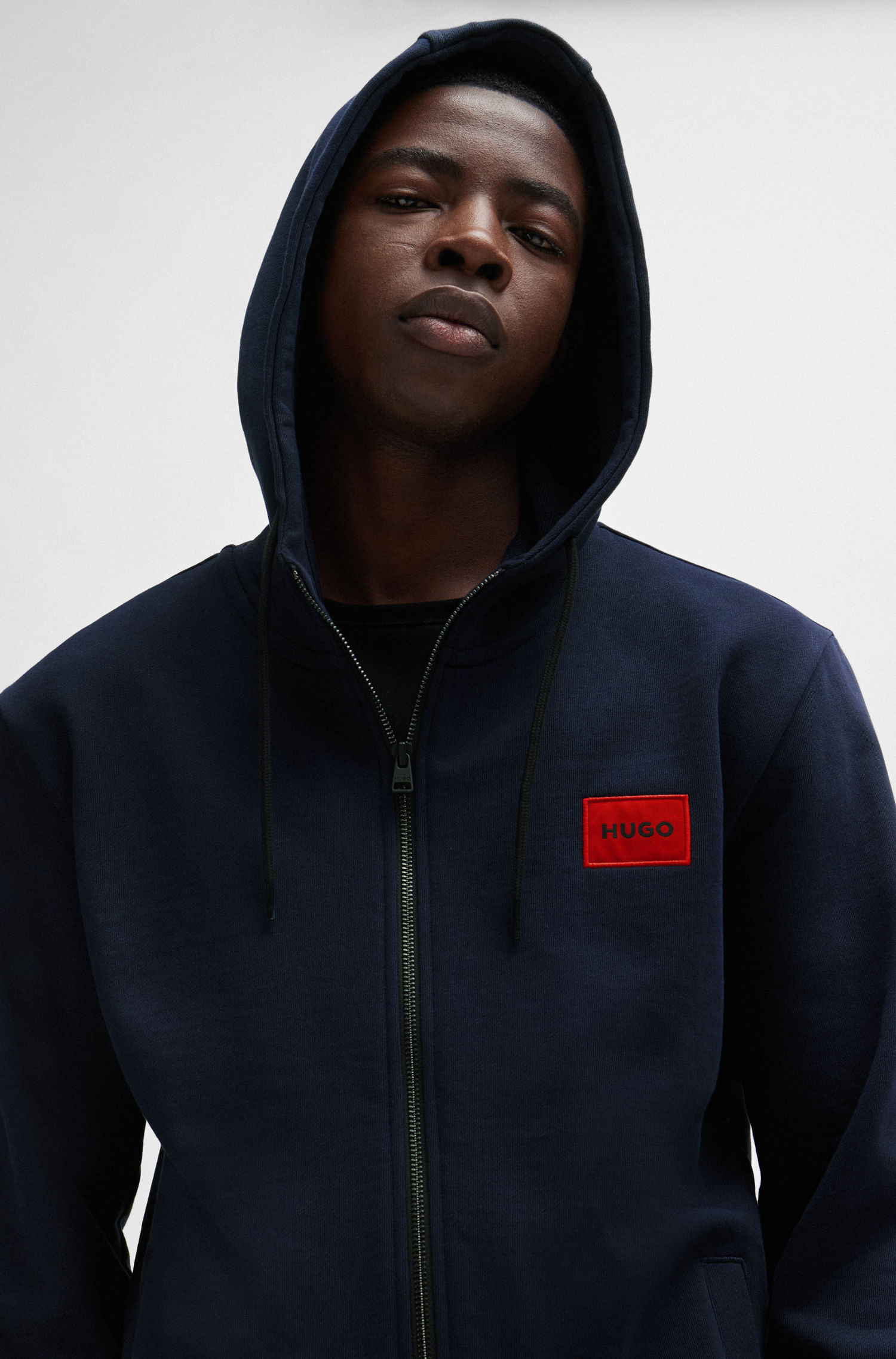 Hoodie Con Capucha Regular Fit Con Logo Hombre | HUGO - HUGO BOSS Colombia